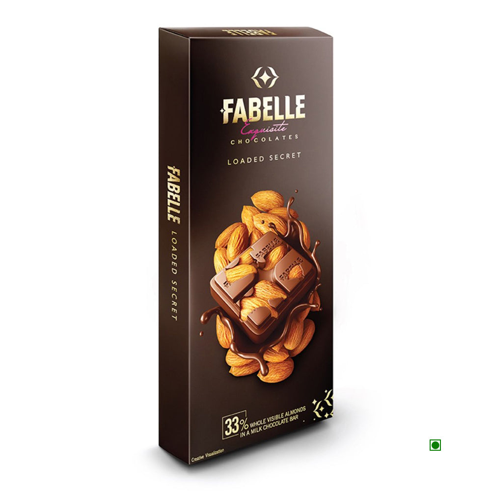 Fabelle Loaded Secret Milk Chocolate Bar 114g – Cococart India